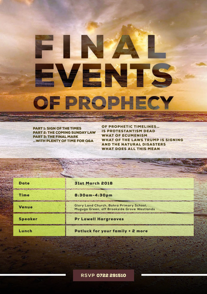 Final Events of Prophecy - Reforms 101